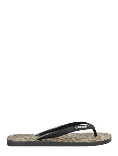 Roberto Cavalli Thong Sandal Rubber - Black