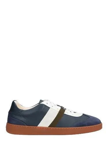 FERRAGAMO Leather Sneakers - Navy