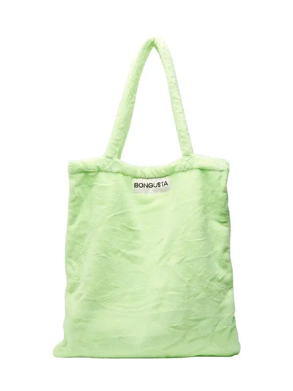BONGUSTA Naram Striped Terry Tote - Light Green
