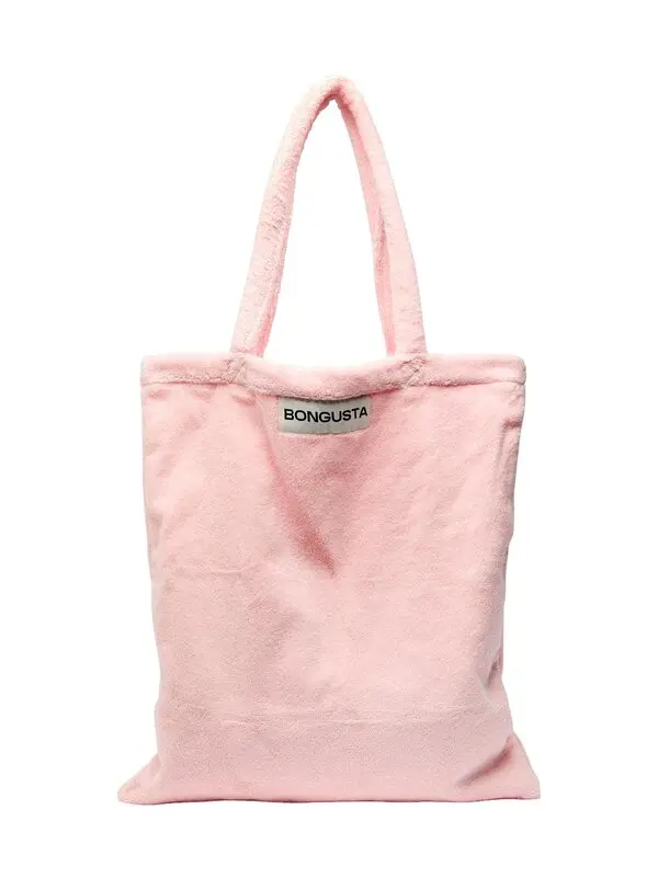 BONGUSTA Naram Striped Terry Tote - Light Pink