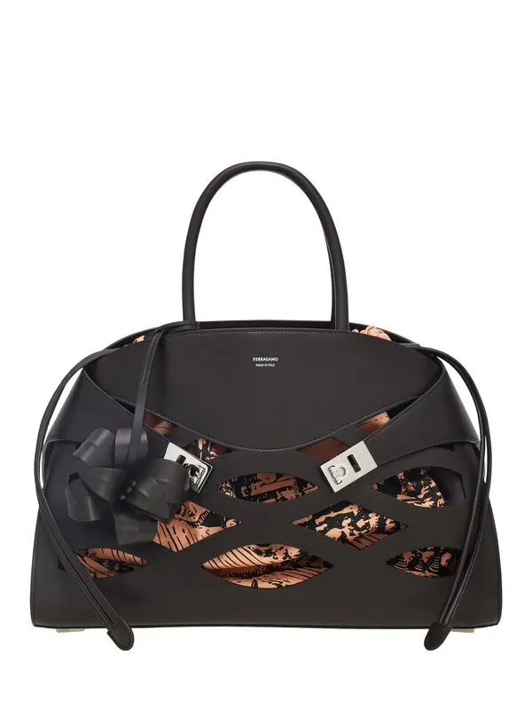 FERRAGAMO Hug Handbag - Brown