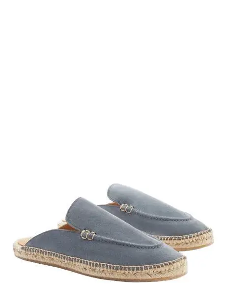 SCAROSSO Manuel Suede Espadrilles - Grey - Suede