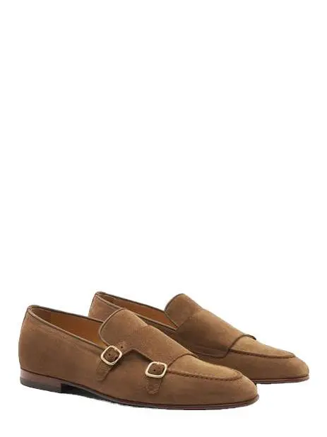 SCAROSSO Ernesto Loafers - Tobacco - Suede