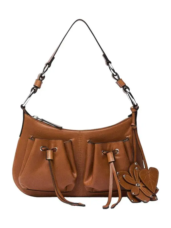 Mango Shoulder Bag - Leather