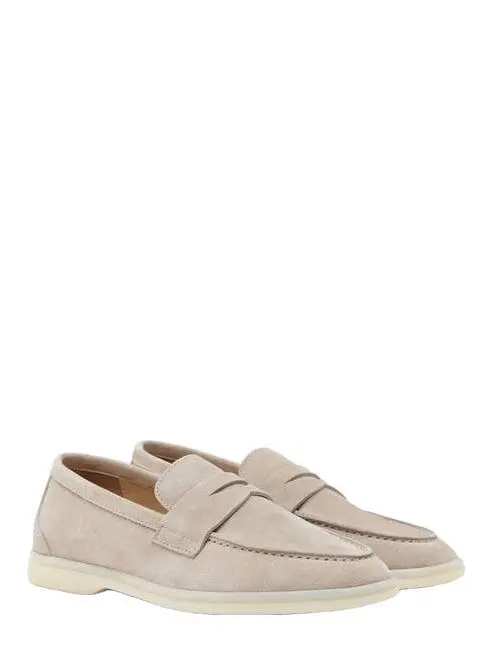 SCAROSSO Luciana Loafers - Sand - Suede