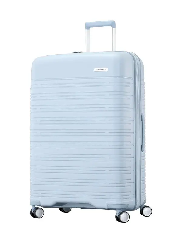 SAMSONITE Elevation Plus Large Checked Spinner Luggage - Soft Blue