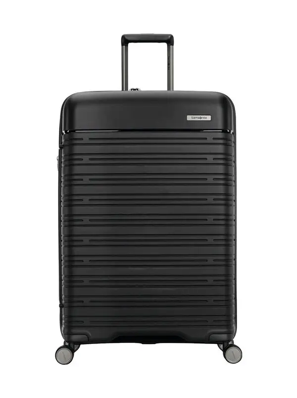 SAMSONITE Elevation Plus Large Checked Spinner Luggage - Triple Black