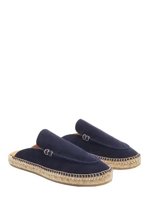 SCAROSSO Belen Suede Espadrilles - Blue - Suede