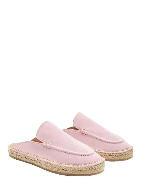 SCAROSSO Belen Suede Espadrilles - Pink - Suede