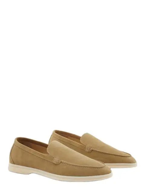 SCAROSSO Ludovico Loafers - Beige - Suede