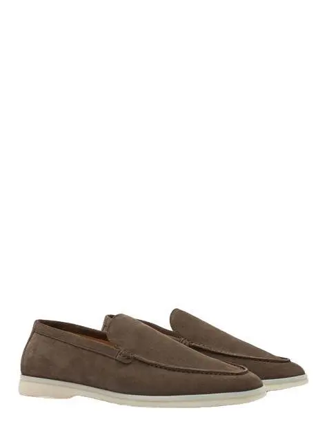 SCAROSSO Ludovico Loafers - Deep Taupe - Suede