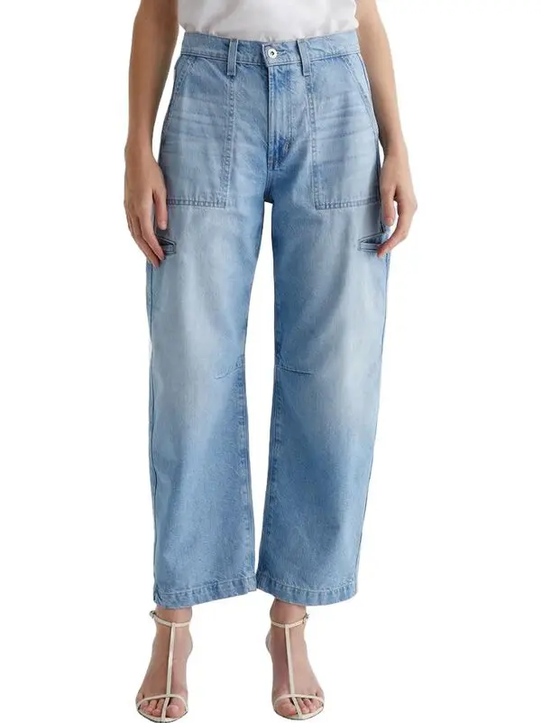 Ag Hazal Ankle Barrel Utility Jeans - Siren