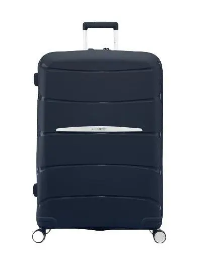 SAMSONITE Outline Pro 28" Large Checked Spinner Luggage - Midnight Blue