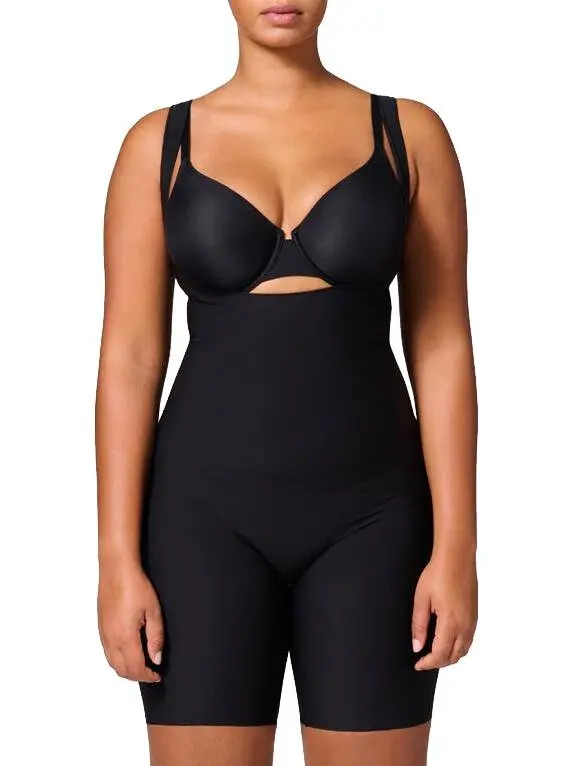 Simone Perele Story Open-bust Shaper Bodysuit - Black