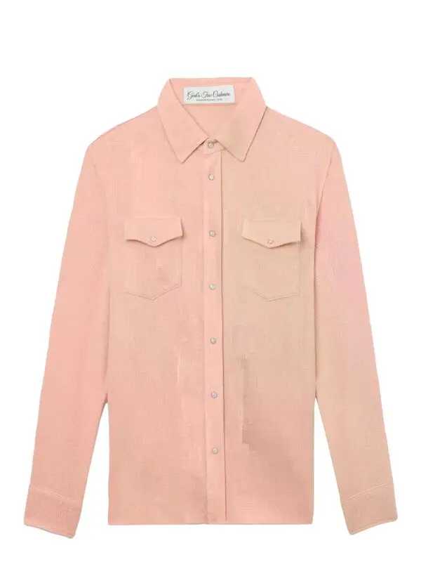 GOD'S TRUE CASHMERE Cashmere Shirt - Pink