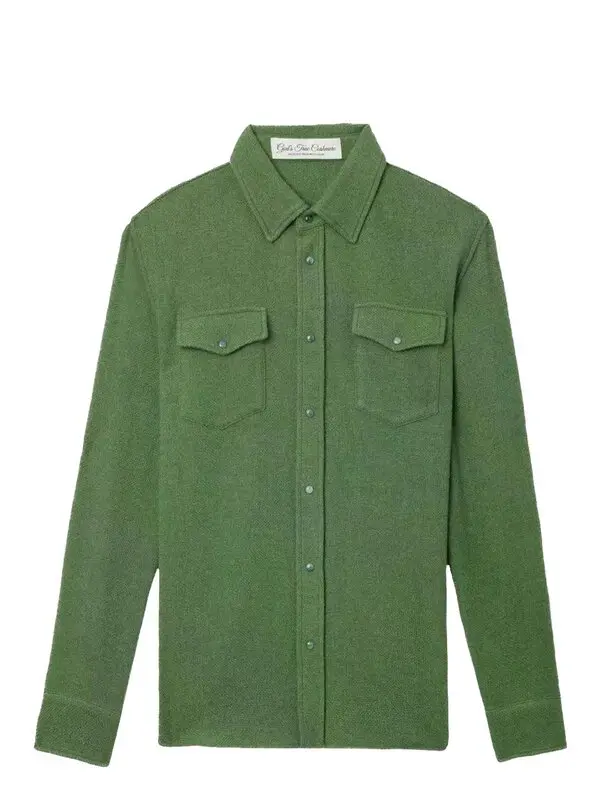 GOD'S TRUE CASHMERE Cashmere Shirt - Green