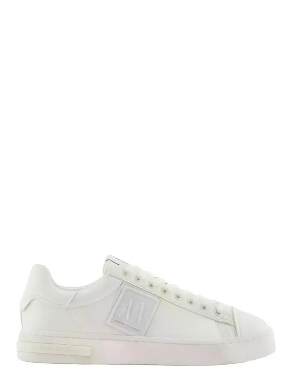 Armani Exchange Logo Sneakers - White