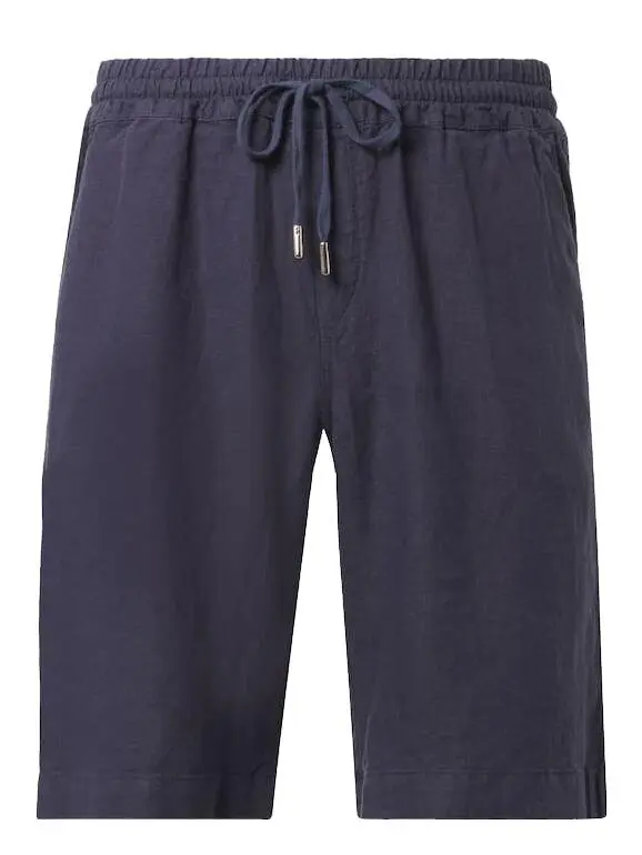 Thom Sweeney Linen Shorts - Blue