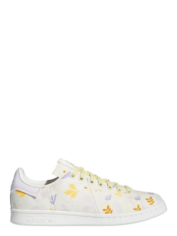 Adidas Stan Smith Floral Sneakers - White