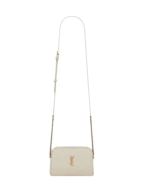 Saint Laurent Gaby Zippered Pouch - White