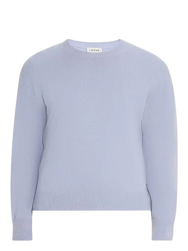 FRAME Lightweight Cashmere Pullover - Baby Blue
