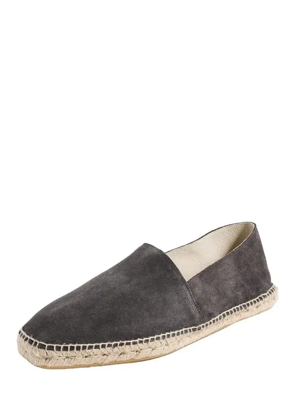 Manebí Suede Espadrilles - Suede Carbon Grey