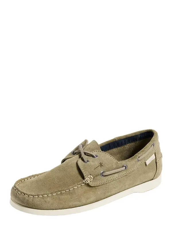 Manebí Suede Boat Shoes - Suede Forest