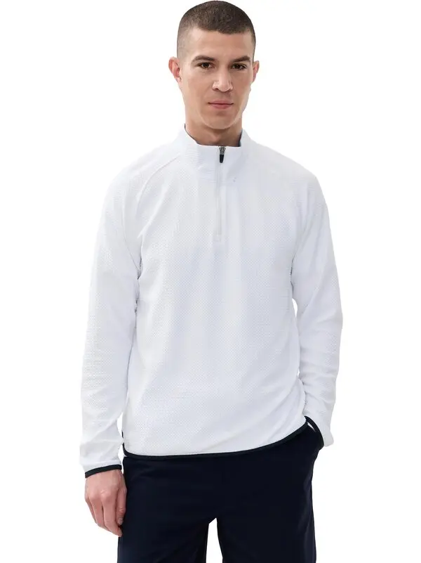 RHONE Quarter-zip Pullover - Bright White