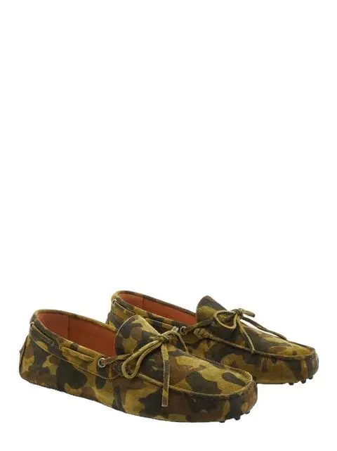 SCAROSSO James Driving Shoes - Camo - Suede