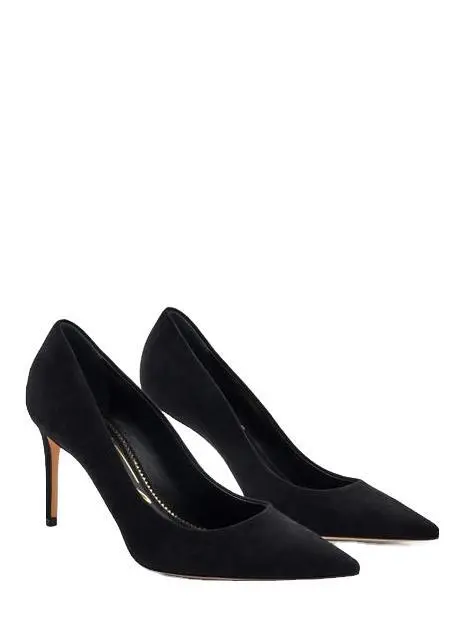 SCAROSSO Gigi Pumps - Black - Suede