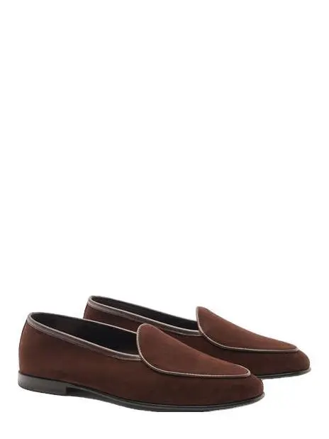 SCAROSSO Nils Loafer - Brown - Suede