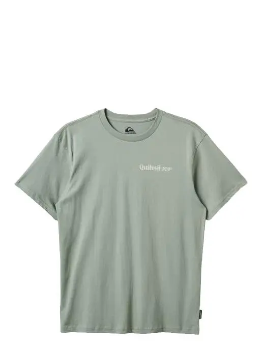 Quiksilver El Naturel Cotton Graphic T-shirt - Herb