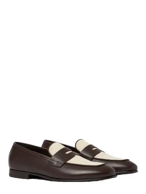 SCAROSSO Gregory Loafers - Brown - Calf