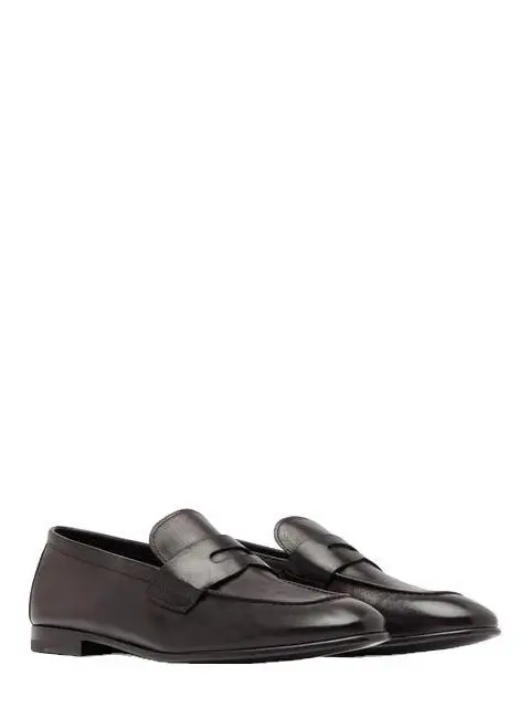 SCAROSSO Gregory Loafers - Dark Brown - Calf