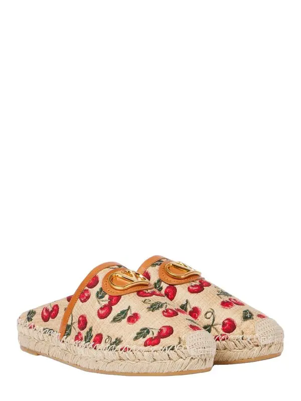 Valentino Garavani Vlogo Cherryfic Mules - Multicoloured
