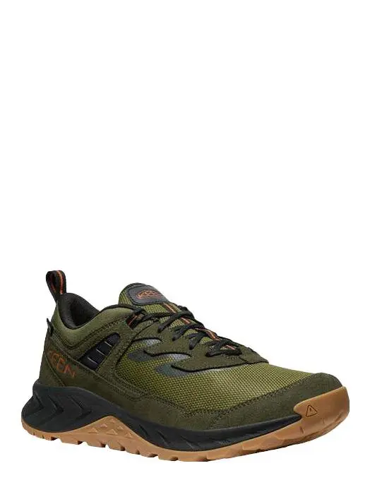 Keen Hightrail Waterproof Hiking Sneaker - Winter Moss/gold Flame