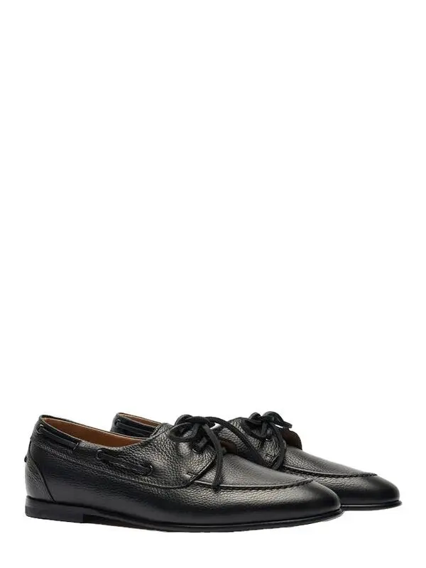SCAROSSO Ginevra Loafers - Black - Calf