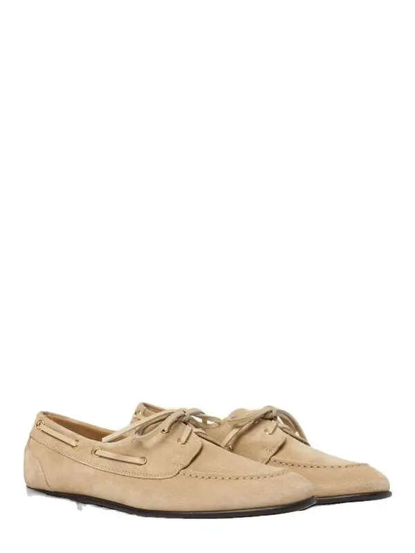 SCAROSSO Ginevra Loafers - Butter - Suede