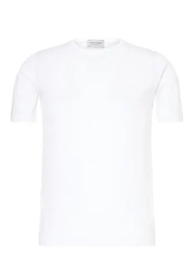 John Smedley Belden Crewneck Cotton-knit T-shirt Xxl - White