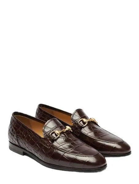 SCAROSSO Horsebit Loafer - Dark Brown