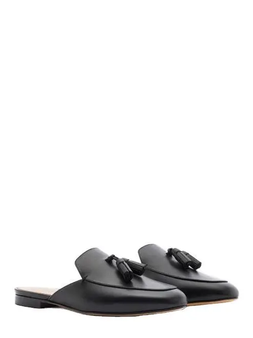 SCAROSSO Giorgina Mules - Black - Calf
