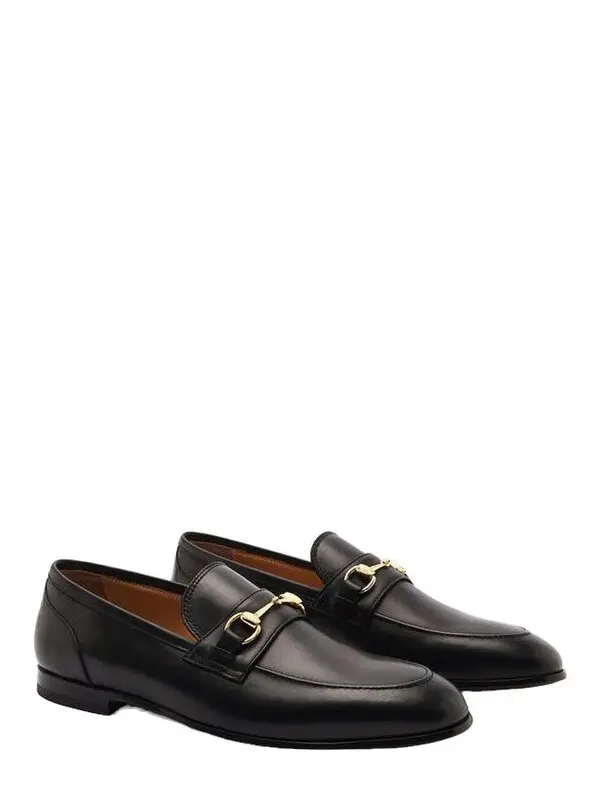 SCAROSSO Horsebit Loafers - Black - Calf