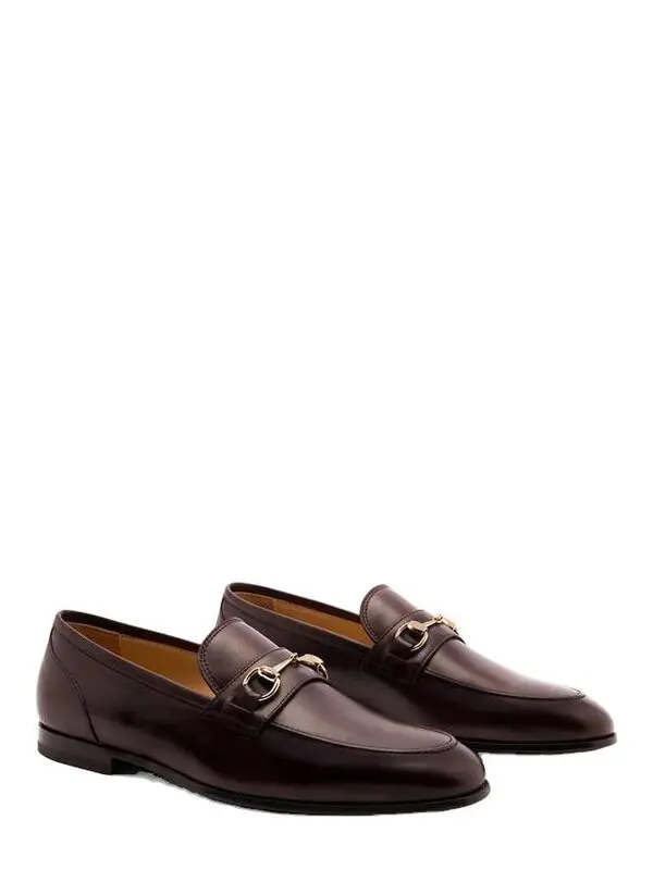 SCAROSSO Horsebit Loafers - Brown - Calf