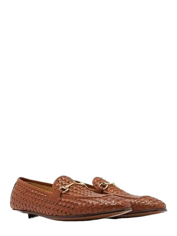 SCAROSSO Horsebit Loafers - Cognac - Calf