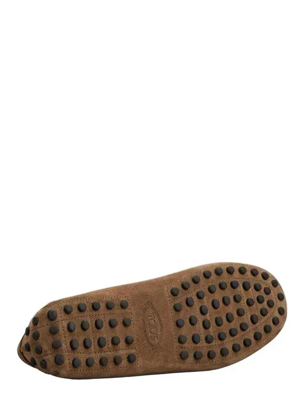 TOD & APOS;S Mocassino Nuovo Gommino Leather Driving Shoes - Brown