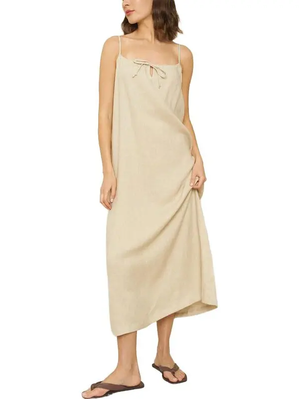 WHIMSY + ROW Soleil Maxi Dress - Oatmeal
