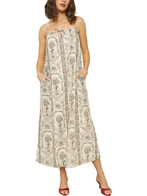 WHIMSY + ROW Soleil Maxi Dress - Venetian Print