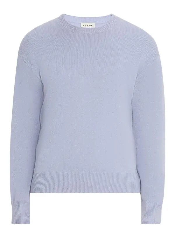 FRAME Lightweight Cashmere Pullover - Baby Blue