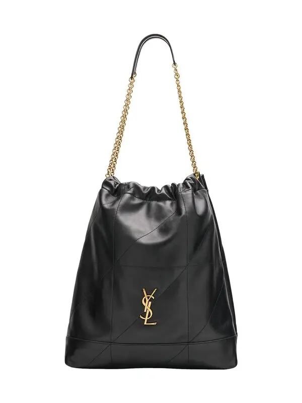 Saint Laurent Jamie Large Pochon Shoulder Bag - Noir