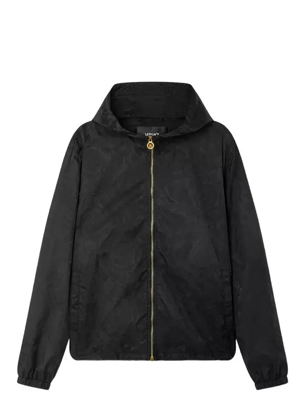 Versace Barocco Jacquard Windbreaker - Black